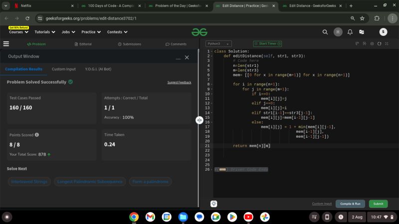 How to edit distance for geekstreak2024 | Syed Ashik posted on the ... How to edit distance for geekstreak2024 | Syed Ashik posted on the ...