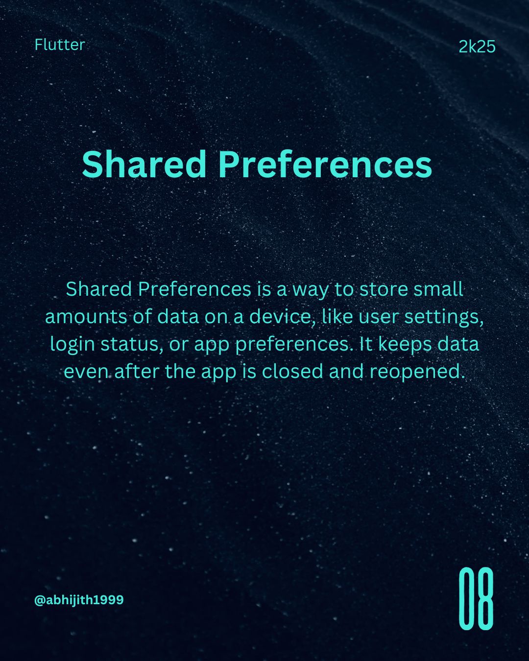 #flutter #flutterdev #sharedpreferences #localstorage… | Abhijith AB #flutter #flutterdev #sharedpreferences #localstorage… | Abhijith AB