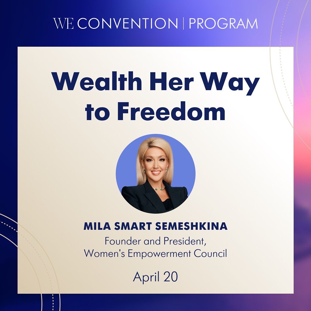 Mila Smart Semeshkina on LinkedIn: #weconvention Mila Smart Semeshkina on LinkedIn: #weconvention