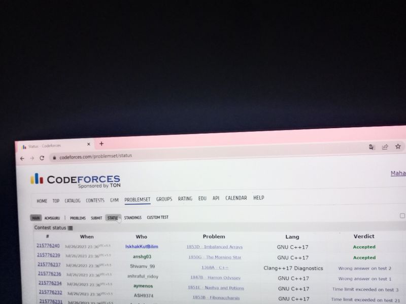 Mahadevan . on LinkedIn: #codeforces #competitiveprogramming # ... Mahadevan . on LinkedIn: #codeforces #competitiveprogramming # ...