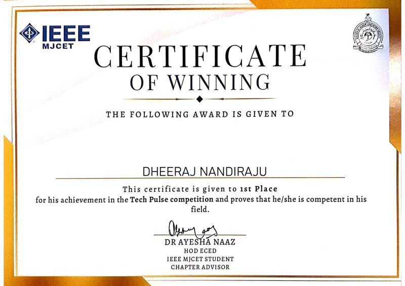 #projectexpo #innovation #ieeewinners | Dheeraj Nandiraju #projectexpo #innovation #ieeewinners | Dheeraj Nandiraju