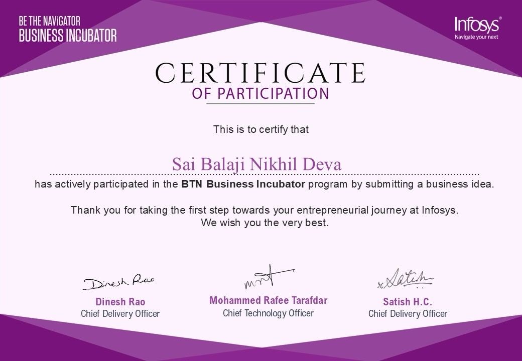 My idea GoWash in Infosys BTN Business Incubator | Nikhil Deva posted ... My idea GoWash in Infosys BTN Business Incubator | Nikhil Deva posted ...