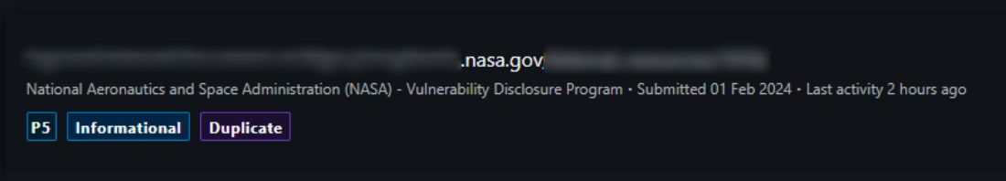 Abhirup Konwar on LinkedIn: 🚀Reported P5 Bug to NASA Response: Bug ... Abhirup Konwar on LinkedIn: 🚀Reported P5 Bug to NASA Response: Bug ...