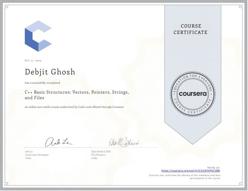 Debjit Ghosh on LinkedIn: #cplusplus #programming # ... Debjit Ghosh on LinkedIn: #cplusplus #programming # ...