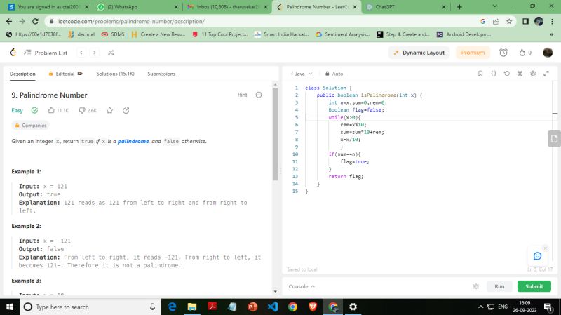 Tharuni Sekar on LinkedIn: #leetcode #problemsolving #practice # ... Tharuni Sekar on LinkedIn: #leetcode #problemsolving #practice # ...