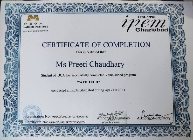Preeti Chaudhary on LinkedIn: #html #css #javascript Preeti Chaudhary on LinkedIn: #html #css #javascript