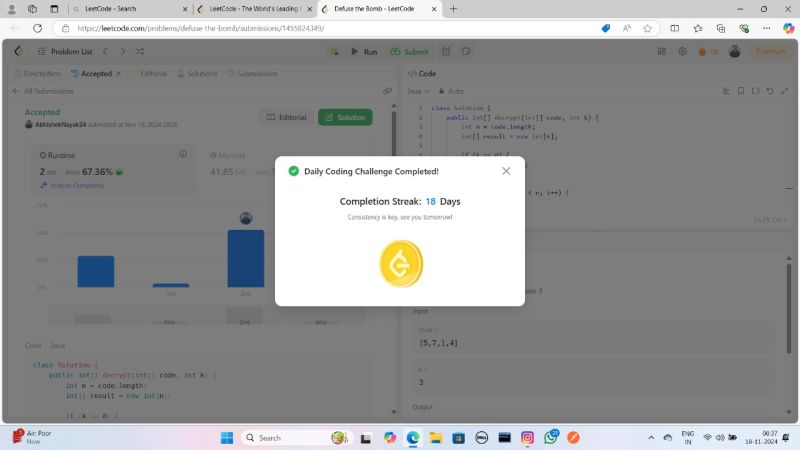 Abhishek Nayak on LinkedIn: #leetcode #coding #problemsolving # ... Abhishek Nayak on LinkedIn: #leetcode #coding #problemsolving # ...
