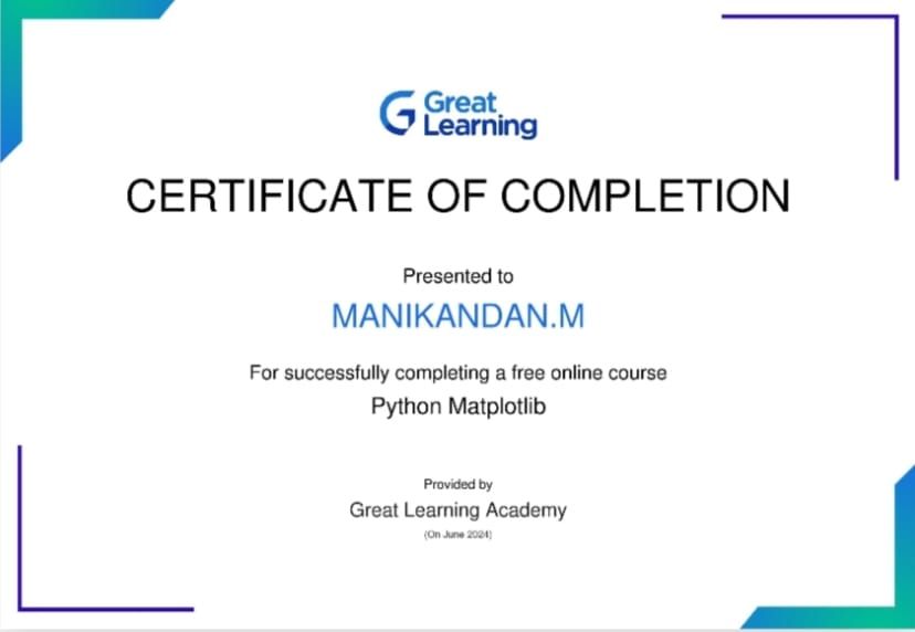 Mani Kandan on LinkedIn: #python #matplotlib #datavisualization # ... Mani Kandan on LinkedIn: #python #matplotlib #datavisualization # ...