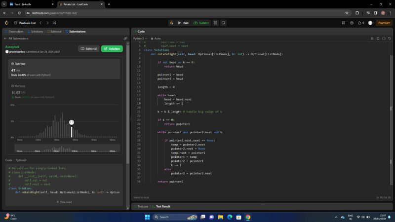 Day 42 of #365DaysOfLeetCodeChallenge | Pravin Kamble posted on the ... Day 42 of #365DaysOfLeetCodeChallenge | Pravin Kamble posted on the ...
