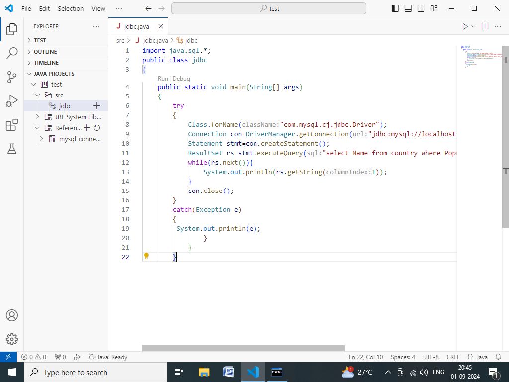 Ajay kumar singh on LinkedIn: learned how to connect java and MySQL ... Ajay kumar singh on LinkedIn: learned how to connect java and MySQL ...
