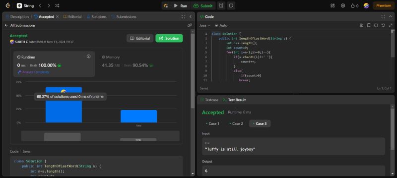 SUJITH C on LinkedIn: #problemsolving #leetcode #codingchallenge SUJITH C on LinkedIn: #problemsolving #leetcode #codingchallenge
