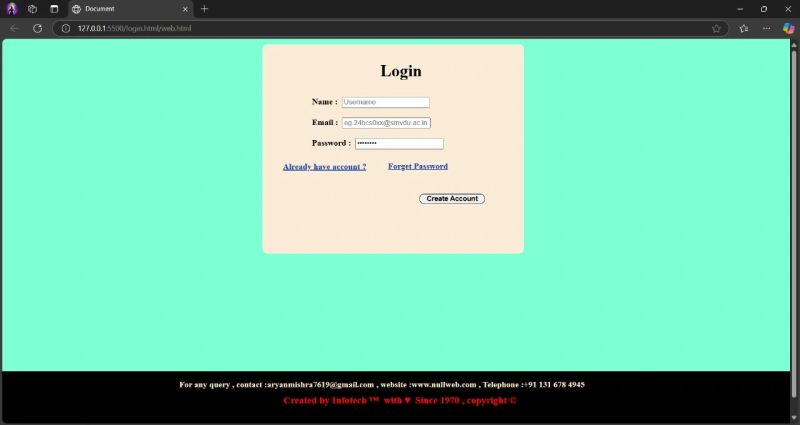 I am happy to share my First Web Page created using HTML5 and CSS ... I am happy to share my First Web Page created using HTML5 and CSS ...