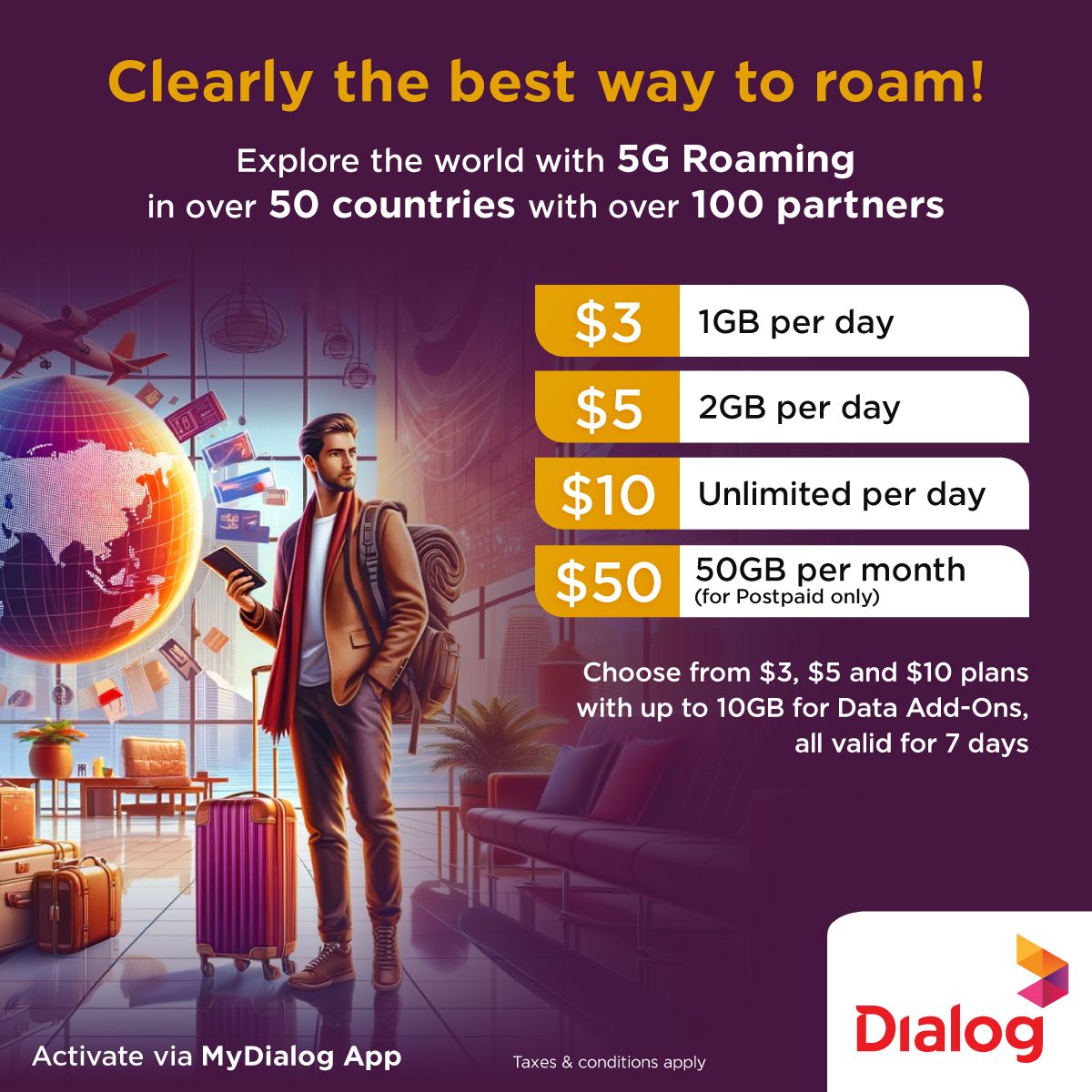 Dialog Axiata PLC on LinkedIn: #dialogroaming #roaming Dialog Axiata PLC on LinkedIn: #dialogroaming #roaming