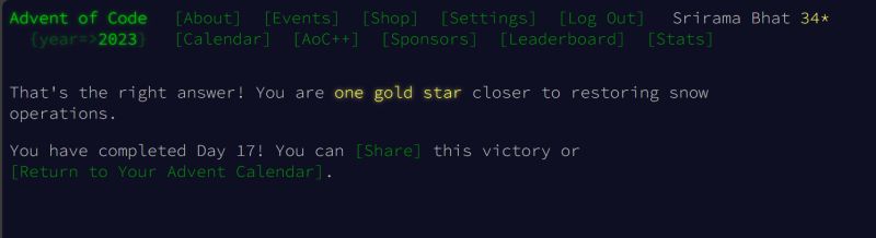 Srirama Bhat on LinkedIn: #adventofcode #scalerdiscord Srirama Bhat on LinkedIn: #adventofcode #scalerdiscord