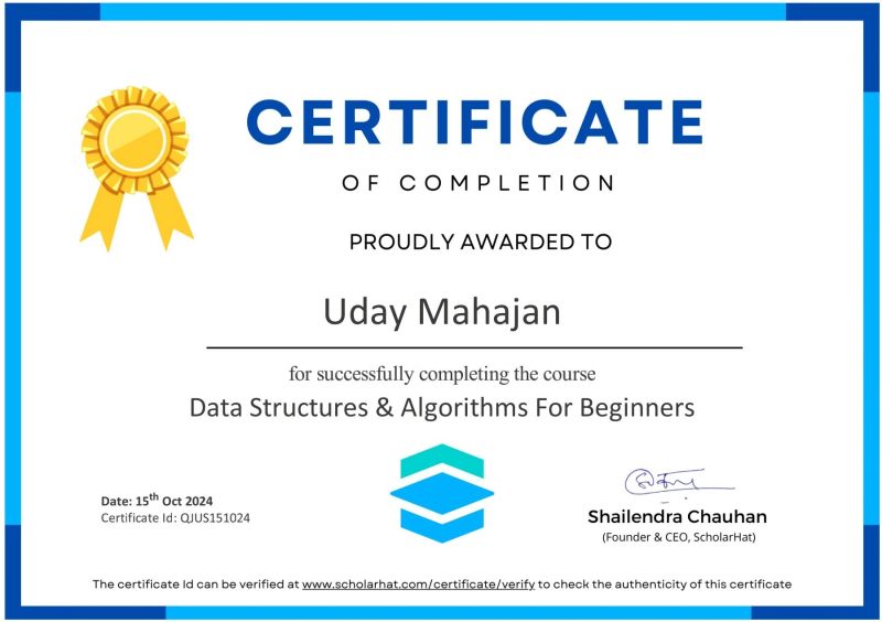 Uday Mahajan on LinkedIn: #java #datastructures #algorithms #coding # ... Uday Mahajan on LinkedIn: #java #datastructures #algorithms #coding # ...