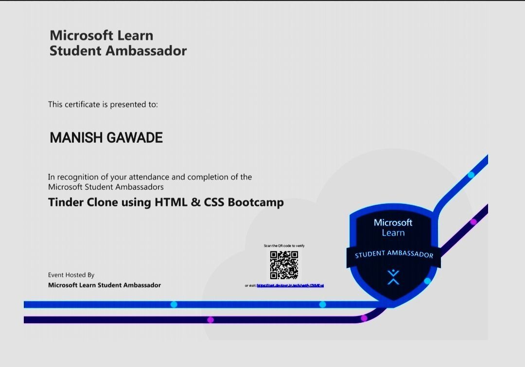 Manish Gawade on LinkedIn: #webdevelopment #microsoftstudentambassador ... Manish Gawade on LinkedIn: #webdevelopment #microsoftstudentambassador ...
