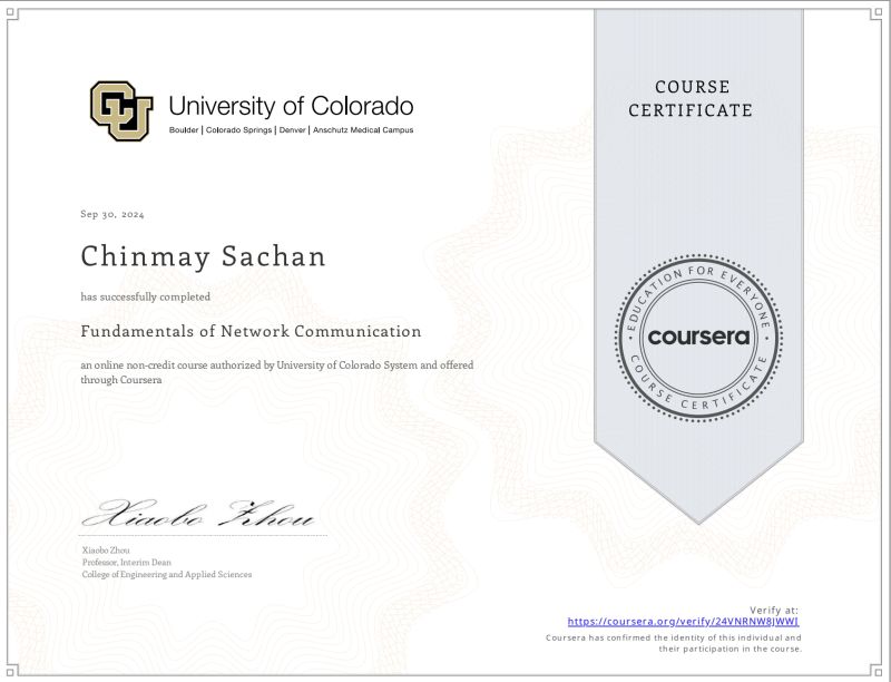 Chinmay Sachan on LinkedIn: #networkcommunication #continuouslearning # ... Chinmay Sachan on LinkedIn: #networkcommunication #continuouslearning # ...