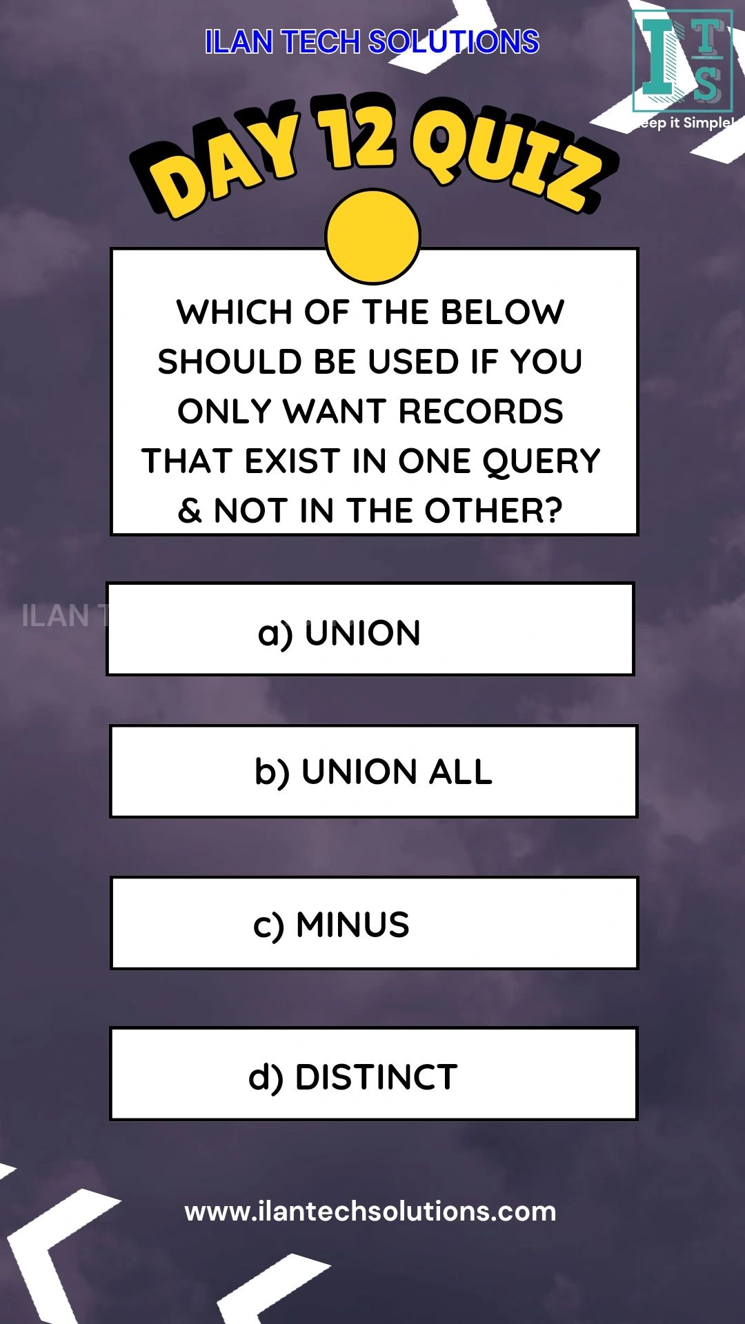 Ilan Tech Solutions on LinkedIn: #codingquiz #techchallenge # ... Ilan Tech Solutions on LinkedIn: #codingquiz #techchallenge # ...