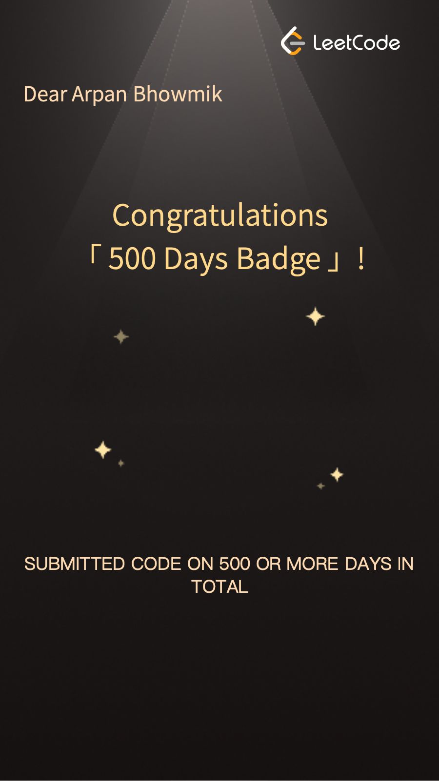 #leetcode #500days #codingjourney #problemsolving #techgrowth | Arpan ... #leetcode #500days #codingjourney #problemsolving #techgrowth | Arpan ...