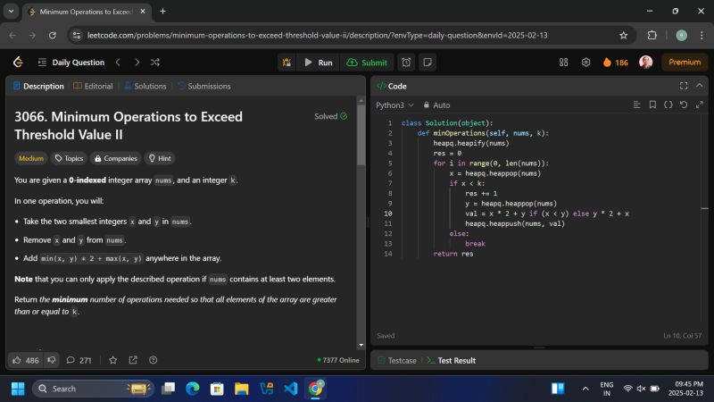 #day185 #leetcode #python #heap #priorityqueue #greedyalgorithm ... #day185 #leetcode #python #heap #priorityqueue #greedyalgorithm ...