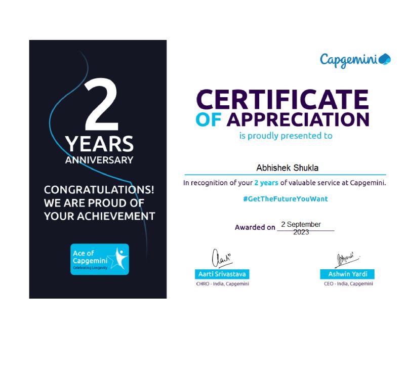 Abhishek Shukla on LinkedIn: #2yearanniversary #getthefutureyouwant # ... Abhishek Shukla on LinkedIn: #2yearanniversary #getthefutureyouwant # ...