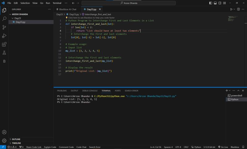 How to create a Python program for list transformation | Arzoo Dhanda ... How to create a Python program for list transformation | Arzoo Dhanda ...