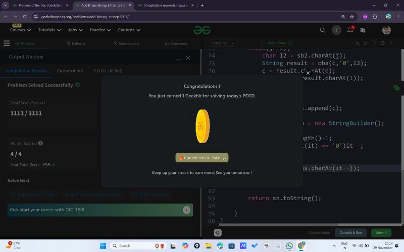Sahil Verma on LinkedIn: #gfg160challenge #gfg160 #geeksforgeeks # ... Sahil Verma on LinkedIn: #gfg160challenge #gfg160 #geeksforgeeks # ...