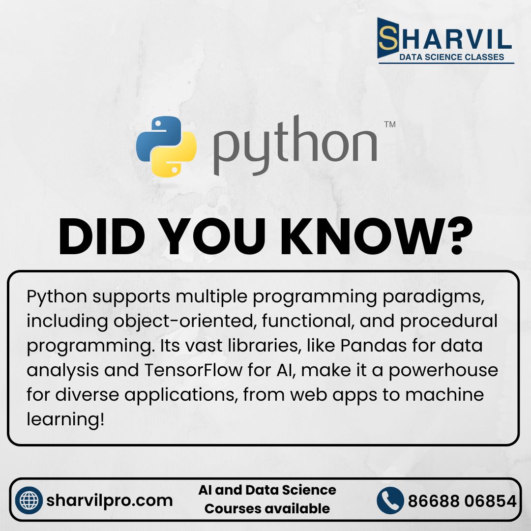 Sharvil Data Science Classes on LinkedIn: #didyouknow # ... Sharvil Data Science Classes on LinkedIn: #didyouknow # ...
