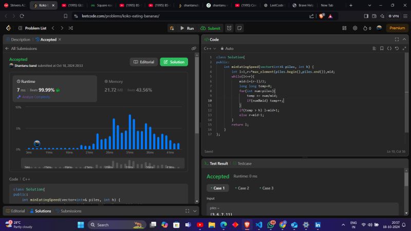 Shantanu Band on LinkedIn: #leetcodechallenge #binarysearch #algorithms ... Shantanu Band on LinkedIn: #leetcodechallenge #binarysearch #algorithms ...