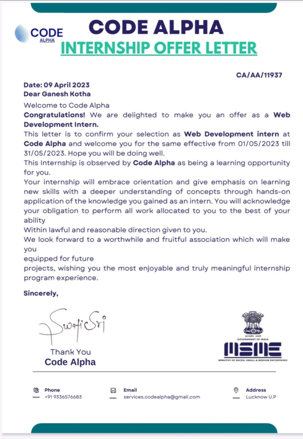 #codealpha #internship #webdevelopment | Ganesh Kotha #codealpha #internship #webdevelopment | Ganesh Kotha