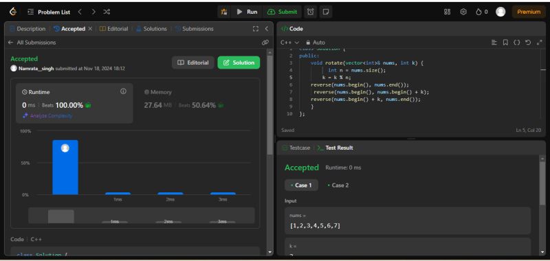 Namrata Singh on LinkedIn: #dsa #algorithms #cpp #leetcode #gfg #coding Namrata Singh on LinkedIn: #dsa #algorithms #cpp #leetcode #gfg #coding