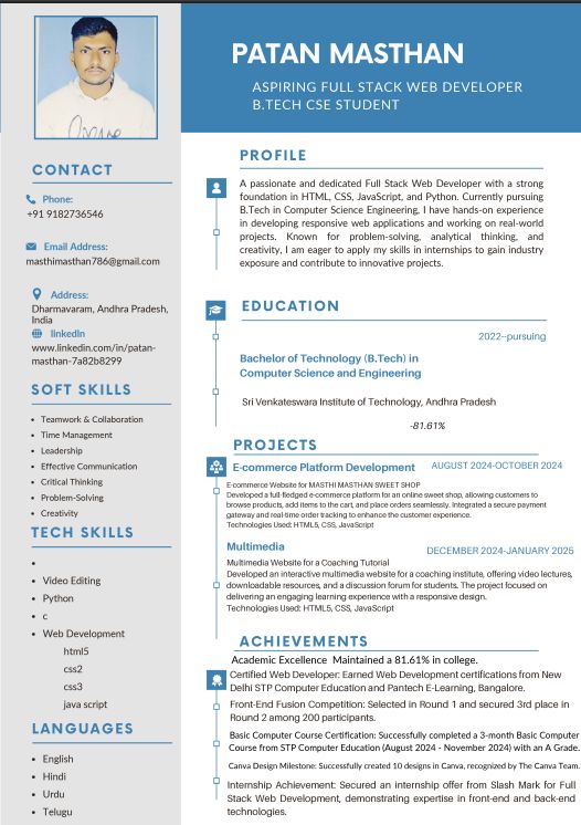 I’m excited to share my updated resume as I continue my journey as a ... I’m excited to share my updated resume as I continue my journey as a ...