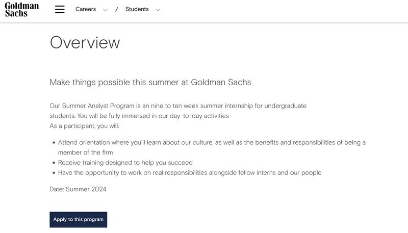 Ketan Goel on LinkedIn: Goldman Sachs Hiring for Summer Analyst Program ... Ketan Goel on LinkedIn: Goldman Sachs Hiring for Summer Analyst Program ...