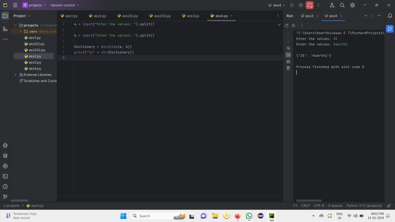 Keerthivasan E T on LinkedIn: #cybernaut #python #60dayscodechallenge Keerthivasan E T on LinkedIn: #cybernaut #python #60dayscodechallenge