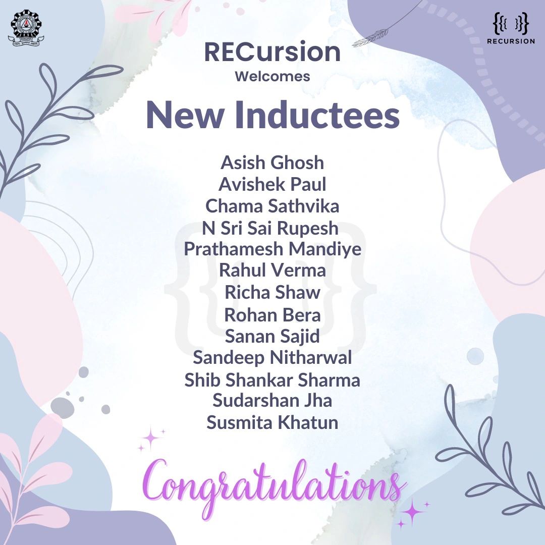 RECursion - NIT Durgapur Programming Community on LinkedIn: #recursion ... RECursion - NIT Durgapur Programming Community on LinkedIn: #recursion ...