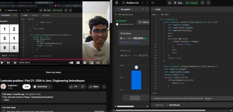 Vinay Shankar Nukala on LinkedIn: #dsa #2darrays #leetcode # ... Vinay Shankar Nukala on LinkedIn: #dsa #2darrays #leetcode # ...
