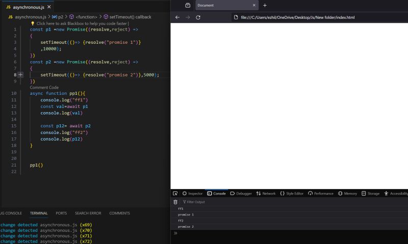 Ezhilarasan Vezhavendan on LinkedIn: #javascript #promises # ... Ezhilarasan Vezhavendan on LinkedIn: #javascript #promises # ...
