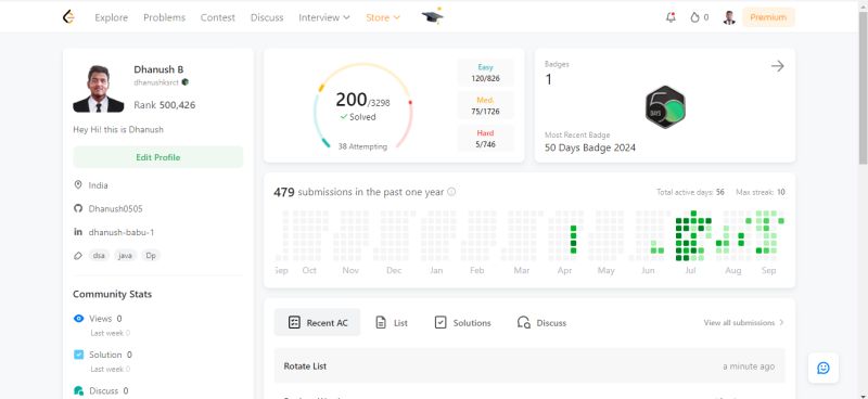 Dhanush Babu on LinkedIn: #leetcode #problemsolving #codingjourney # ... Dhanush Babu on LinkedIn: #leetcode #problemsolving #codingjourney # ...