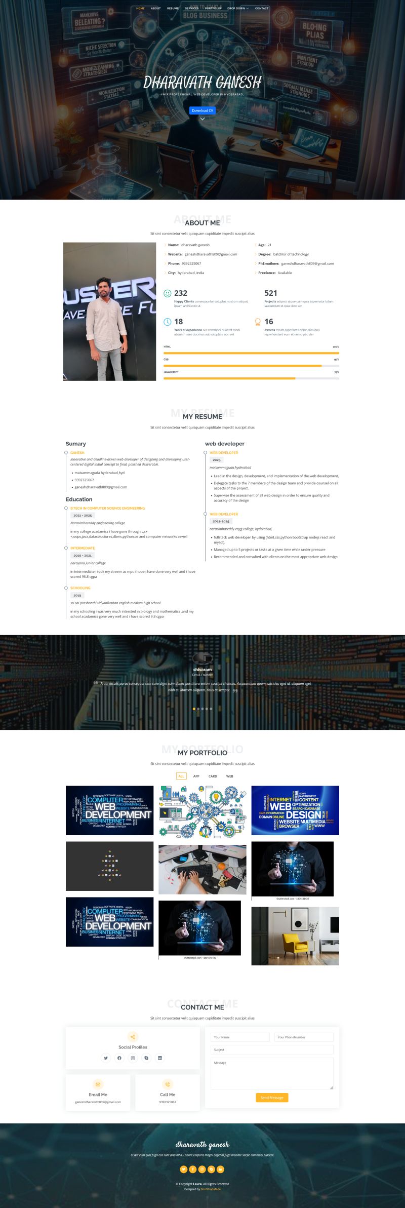 Dharavath Ganesh on LinkedIn: #grateful #pythonflask #webdev Dharavath Ganesh on LinkedIn: #grateful #pythonflask #webdev