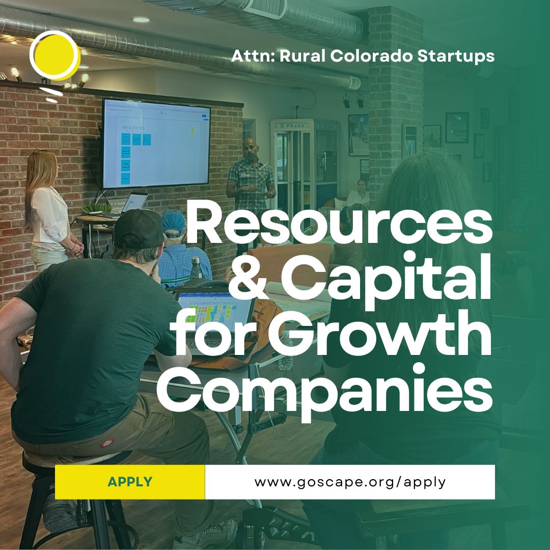 Apply — SCAPE - Southwest Colorado Accelerator Program for ... Apply — SCAPE - Southwest Colorado Accelerator Program for ...