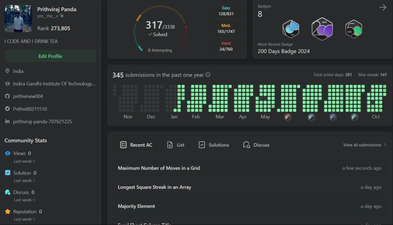 Prithviraj Panda on LinkedIn: #leetcode #codingchallenge #leetcode # ... Prithviraj Panda on LinkedIn: #leetcode #codingchallenge #leetcode # ...