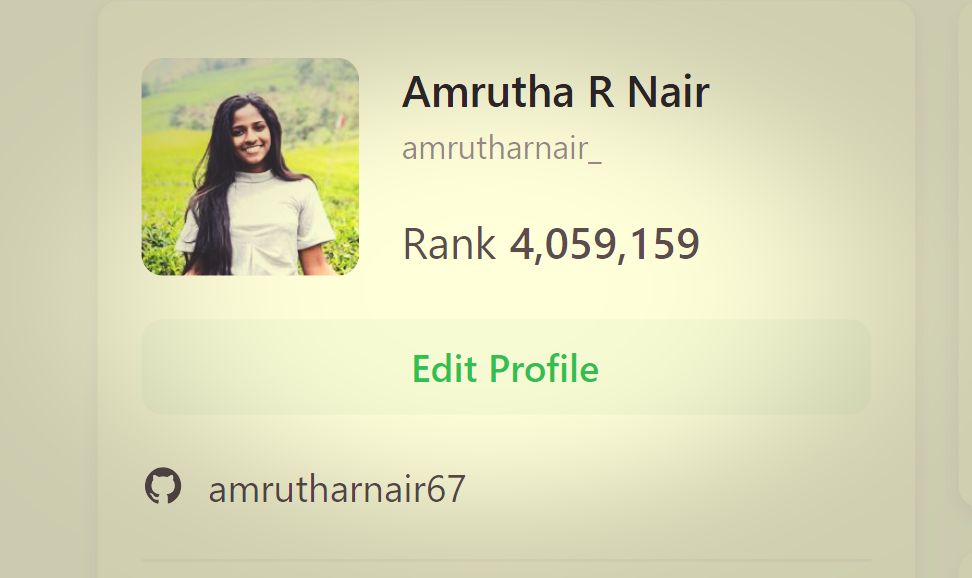 Amrutha R Nair on LinkedIn: #leetcode #codingjourney # ... Amrutha R Nair on LinkedIn: #leetcode #codingjourney # ...