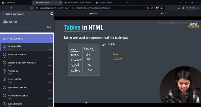 Darshan Ghorpade on LinkedIn: #learningjourney #html #webdevelopment # ... Darshan Ghorpade on LinkedIn: #learningjourney #html #webdevelopment # ...
