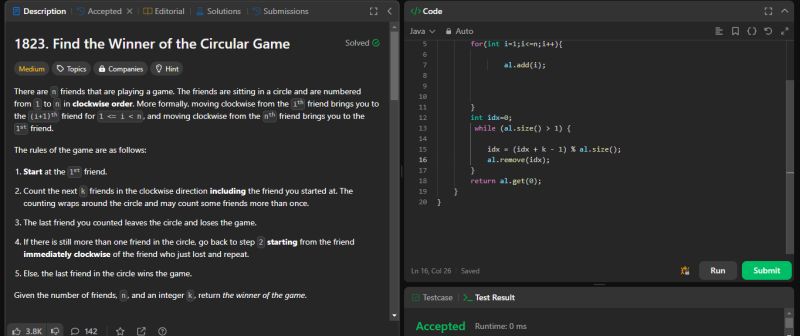 Abinash Das on LinkedIn: #100daysofcode #java #dsa #coding Abinash Das on LinkedIn: #100daysofcode #java #dsa #coding