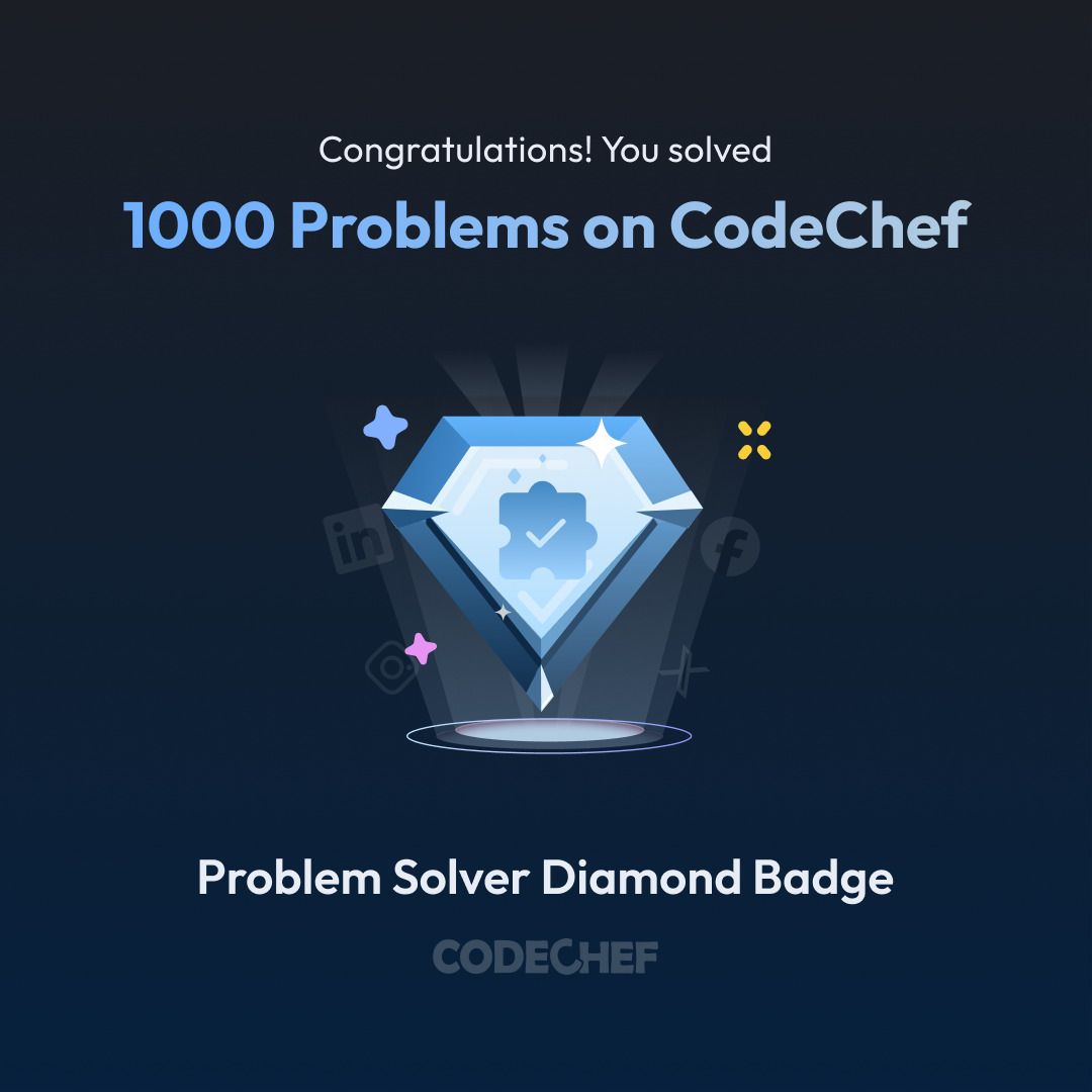 Aditya Singh on LinkedIn: #codechef #competitiveprogramming # ... Aditya Singh on LinkedIn: #codechef #competitiveprogramming # ...
