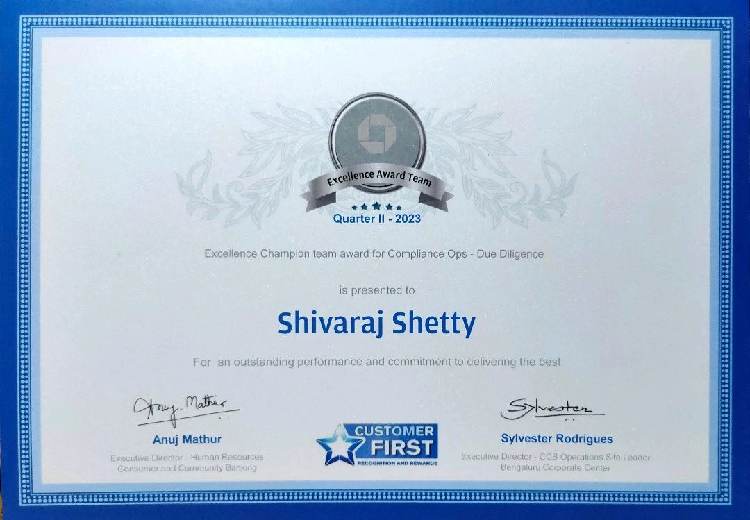 Shivraj Shetty on LinkedIn: #compliance #duediligence | 10 comments Shivraj Shetty on LinkedIn: #compliance #duediligence | 10 comments
