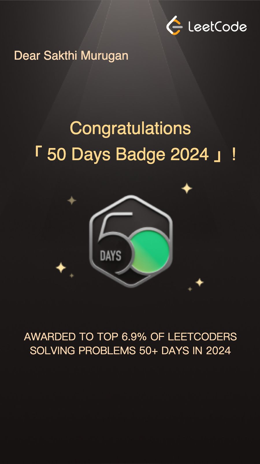 Sakthi Murugan on LinkedIn: #leetcode #milestones #growth # ... Sakthi Murugan on LinkedIn: #leetcode #milestones #growth # ...