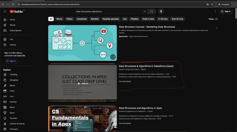 Samarth Ahuja on LinkedIn: #salesforce #youtube #apex #datastructures # ... Samarth Ahuja on LinkedIn: #salesforce #youtube #apex #datastructures # ...