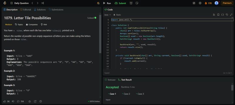 #leetcode #java #problemsolving #algorithms #backtracking #coding ... #leetcode #java #problemsolving #algorithms #backtracking #coding ...