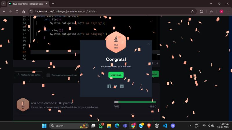 Srijan Raman on LinkedIn: #hackerrank #codingjourney #smallwins Srijan Raman on LinkedIn: #hackerrank #codingjourney #smallwins